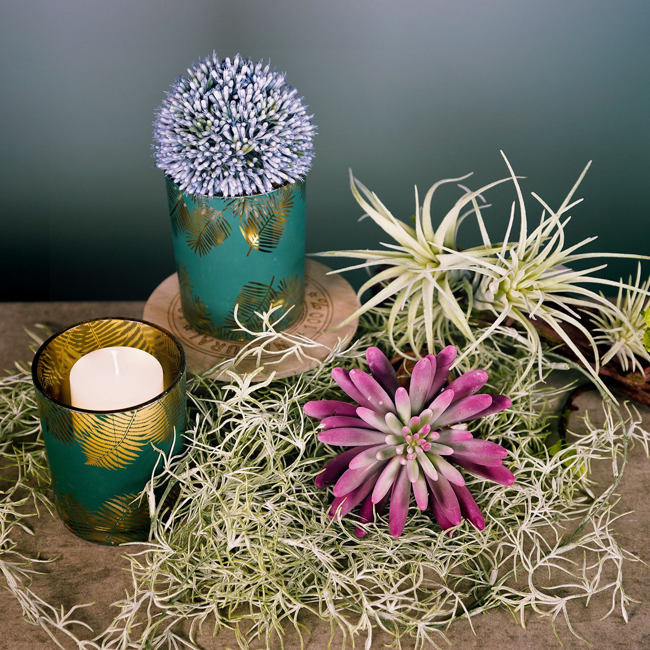 Floristik24.nl Vetplant 15cm paars-83999