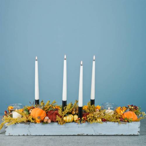 Floristik24.nl Plantenbak houten kist met handvatten antiek grijs 74 × ...